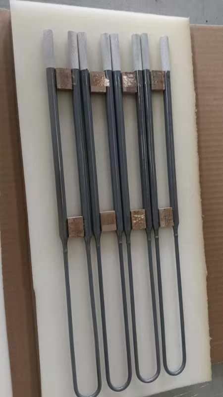 Molybdenum Disilicate Electric Heating Element Straight U W Type Mosi2 ...