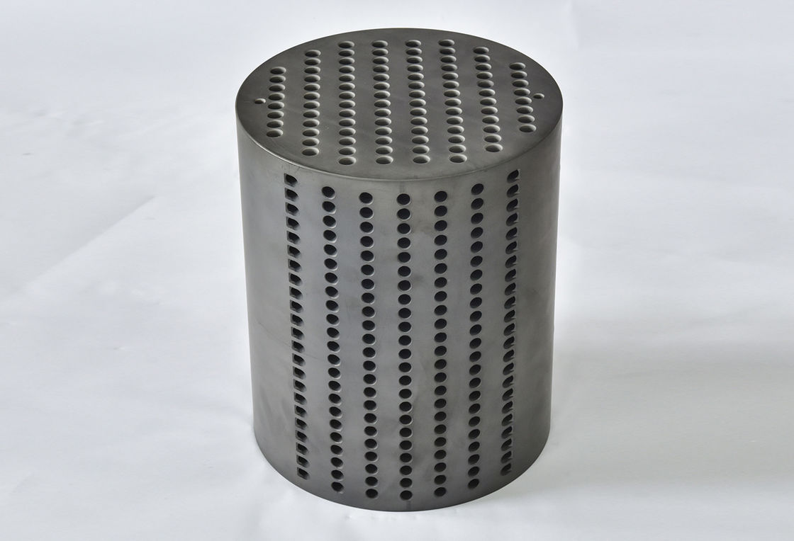 SIC HEAT EXCHANGER BLOCK HOLE, THE WALL OF THE VERTICAL HOLE AND ...